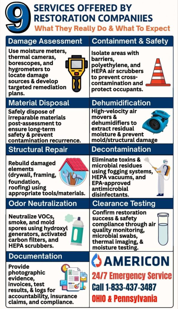 What Do Restoration Companies Really Do? - Americon Restoration